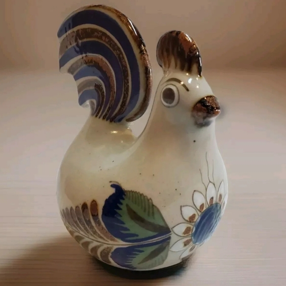 Tonala | Accents | Erandi Tonala Mexico Pottery Rooster Chicken Floral ...